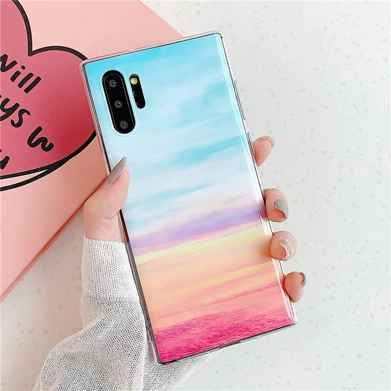 FLYKYLIN Marble Rose Case For Samsung Galaxy Note 10 Back Cover ...