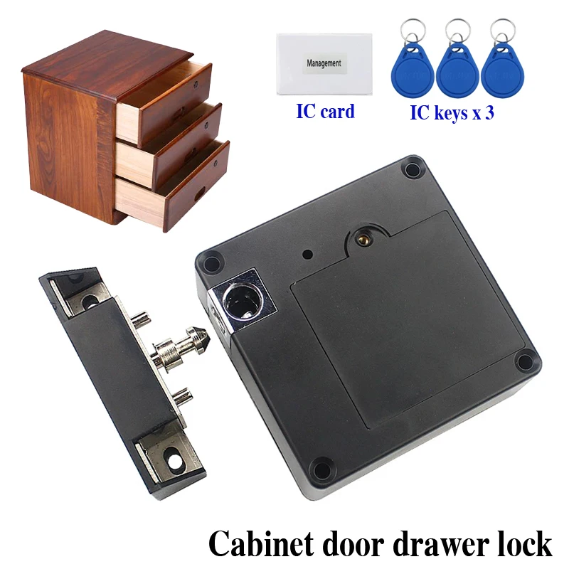 Rfid Smart Locker Electronic Lock 13.56mhz Invisible Induction Cabinet ...