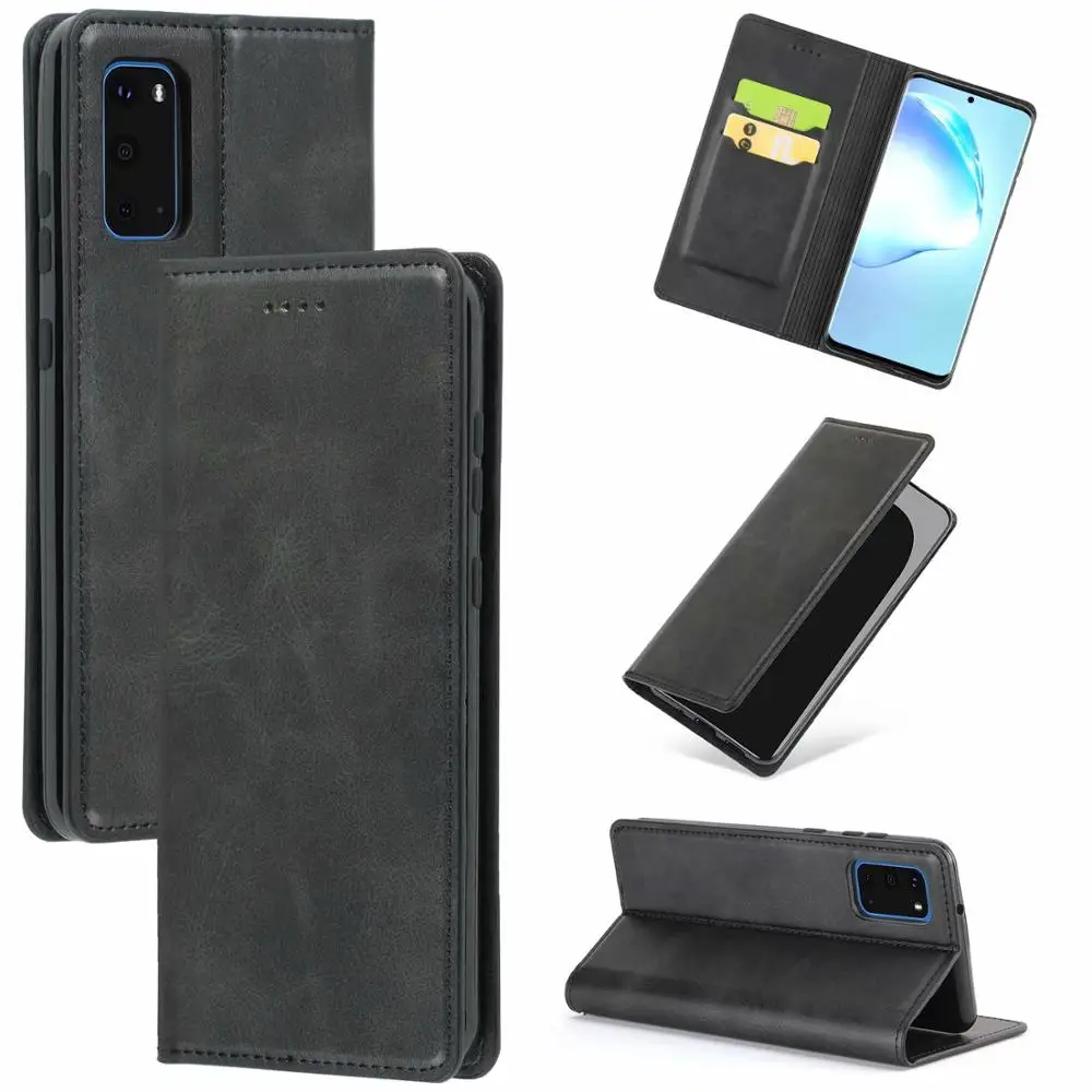 Magnetic Business Phone Case For Samsung Galaxy S20 Ultra S20+ S20 Plus ...