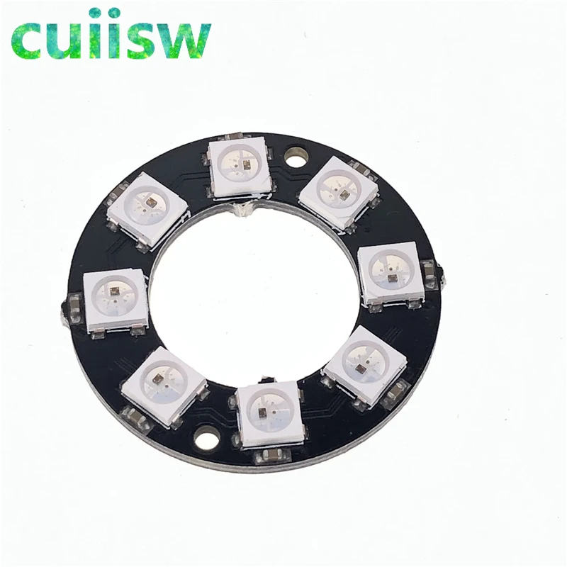 8-Bits-RGB-LED-Ring-8-x-WS2812-5050-RGB-LED-with-Integrated-Drivers-LED ...
