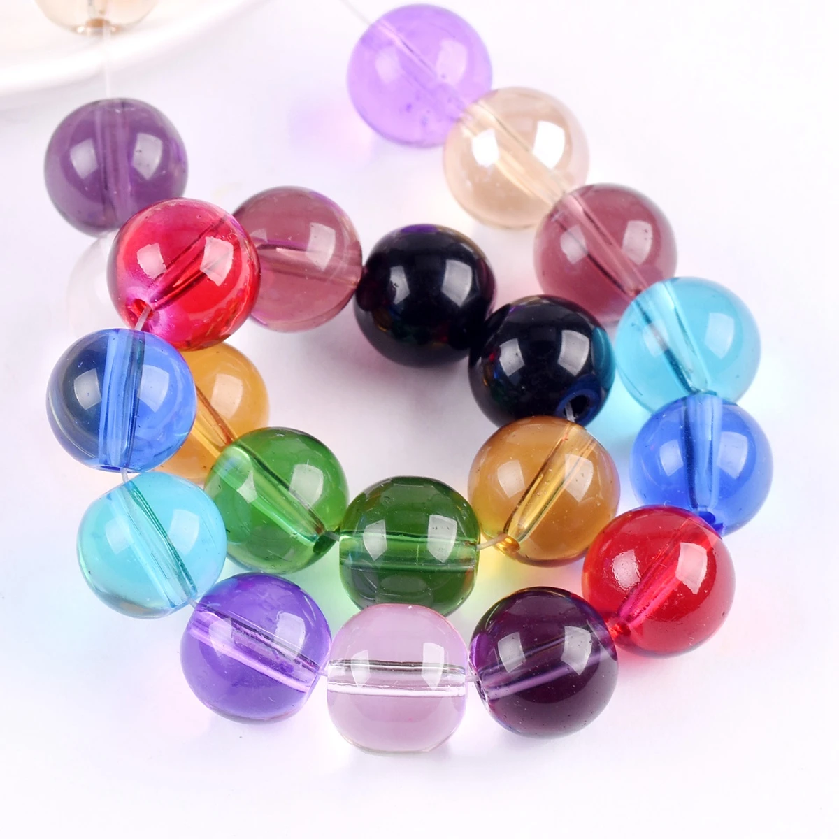 Glass Crystal Beads Wholesale | 10mm Crystal Beads Crafts | Crystal ...