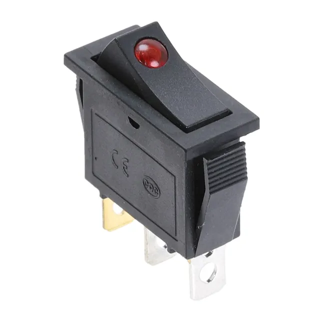 Kcd3 220V On/Off Spst Rocker Kapcsoló Egypólusú Egyetlen Dobás 2 ...