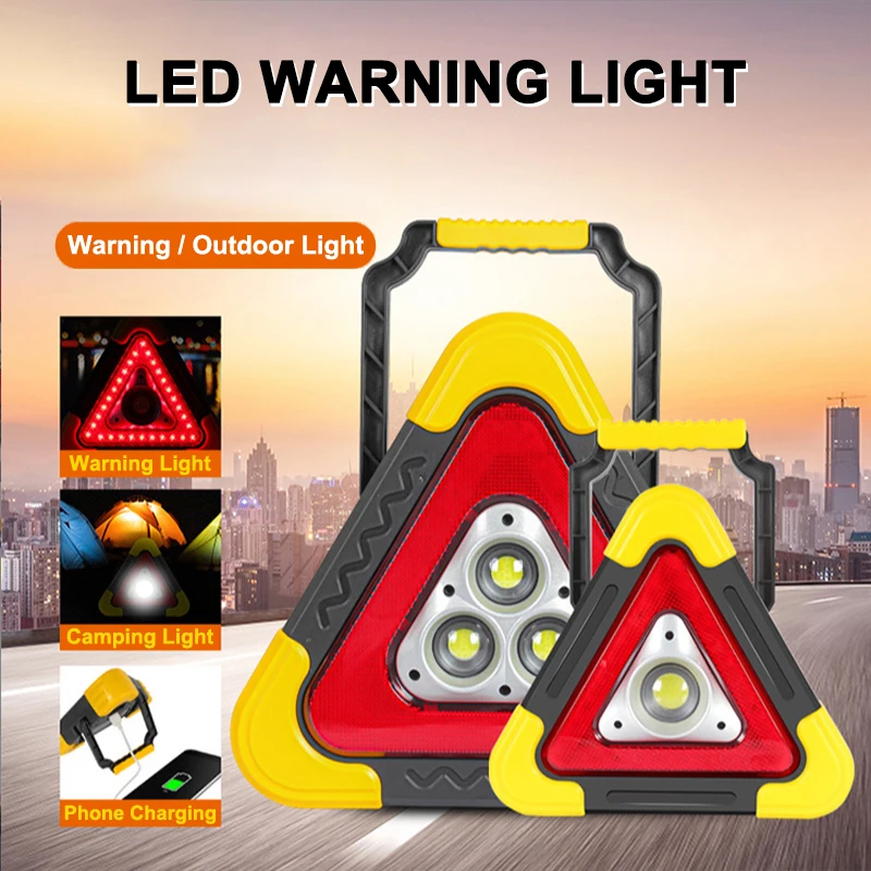 Car Triangle LED Warning Light | asghedom.com