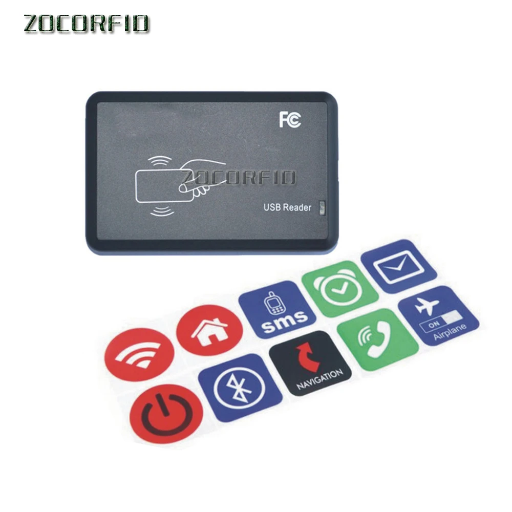 RFID IC Card Reader VIP Suitable for S50 /Ntag213 NFC Chip reader HF 13 ...