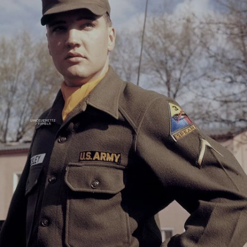 SHIRT MANS FIELD UTILITY OG-108 ARMY USMC USN M-1951 JACKET MEDIUM LD ...