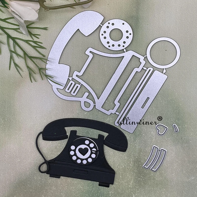 Retro-telephone-Metal-Cutting-Dies-Stencils-Die-Cut-for-DIY ...
