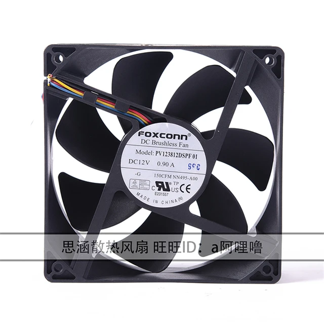 original 12CM 12038 12V 0.9A PV123812DSPF 01 server violent fan ...