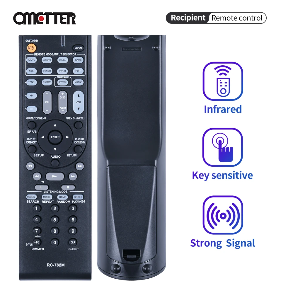 New-RC-762M-for-Onkyo-ht-r380-Remote-Control-AV-Receiver-HT-R290-HT ...
