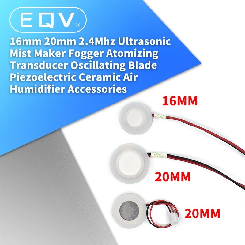 20mm 2.4Mhz Ultrasonic Mist Maker Fogger Atomizing Transducer ...