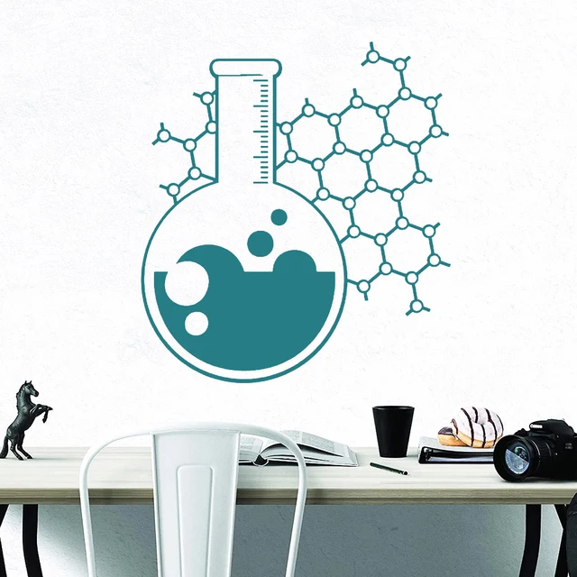hiasan dinding kelas kimia - Alison Cameron