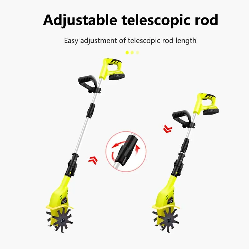 20V Rechargeable Micro - Tillage Machine Electric Hoes Electric Ripping ...