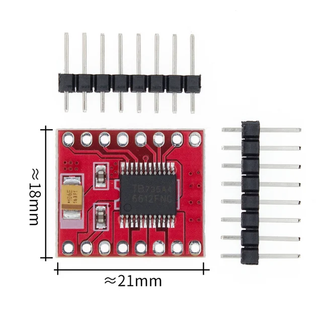 Equipement électrique, fournitures TB6612FNG Dual Motor Driver Module ...