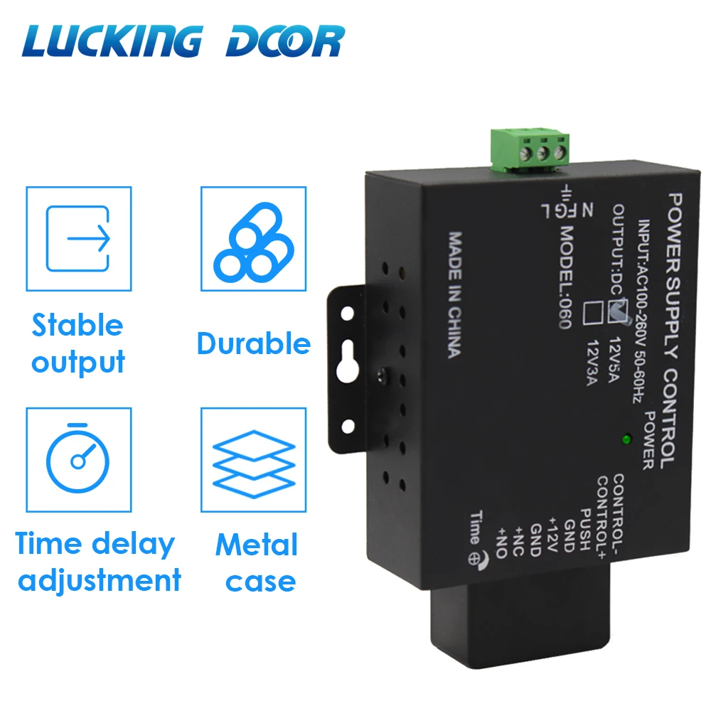 Mini Power Supply Door RFID Fingerprint Access Control Supplier Adapter ...