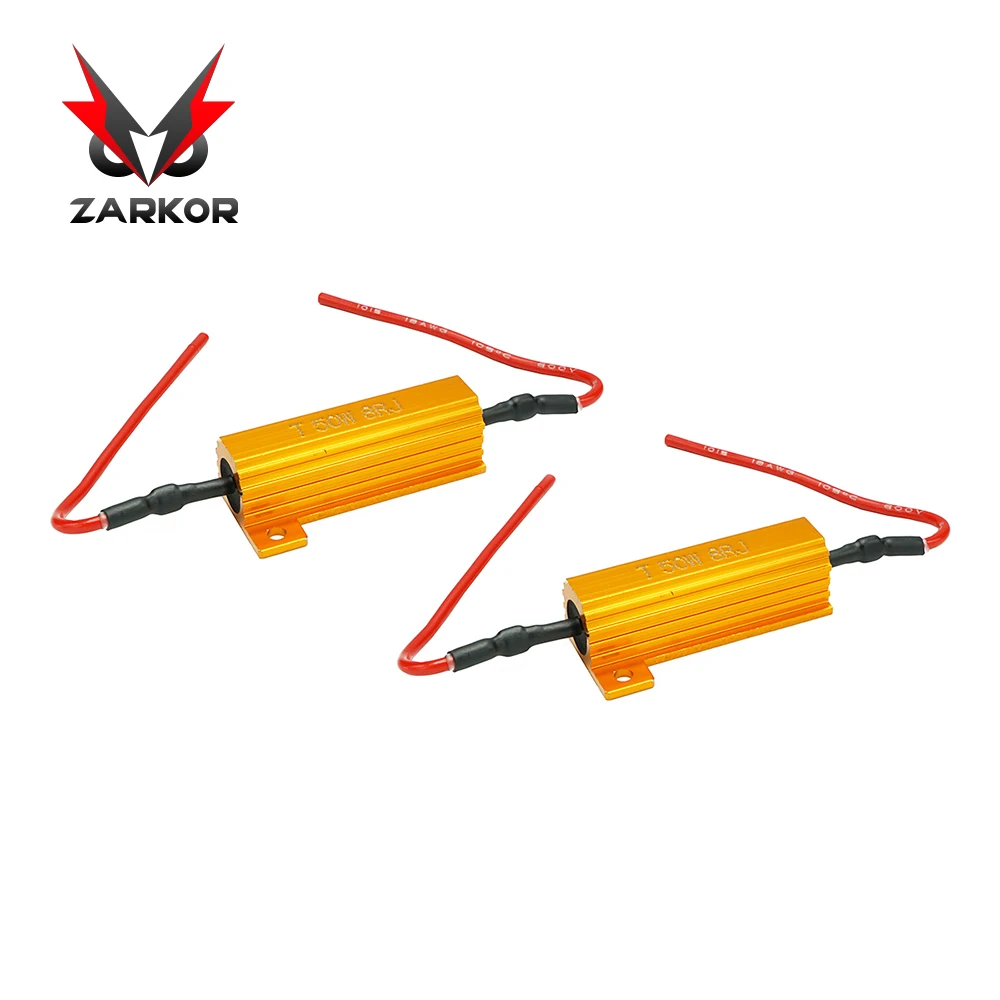 Zarkor 50w 8rj Load Resistors Led Flash Rate Turn Signals Light ...