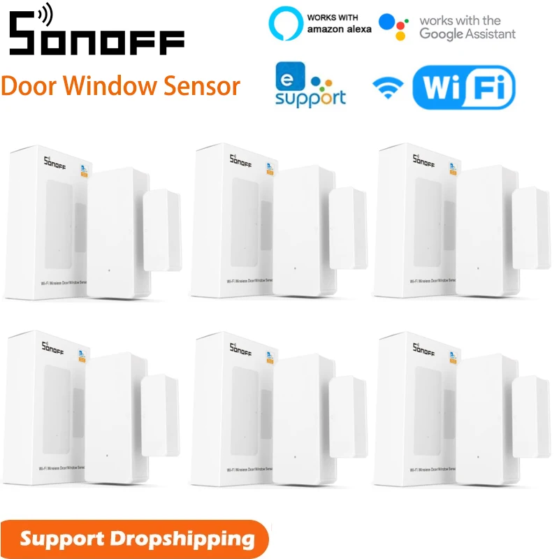 SONOFF DW2 WiFi Wireless Door Window Sensor Detector E WeLink App ...