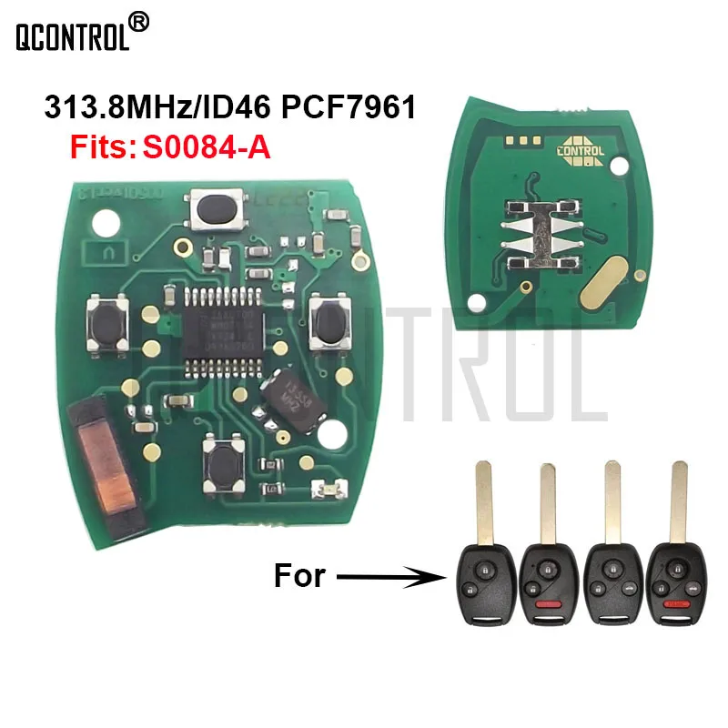 QCONTROL-Car-Remote-Key-Circuit-Board-for-Honda-S0084-A-Accord-CIVIC ...