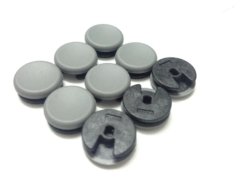 2PCS Original New 3D Anolog Stick Cap For 3DS 3DSXL LL Grey Mushroom ...