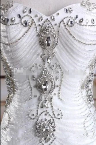 Diamond Corset Wedding Dresses