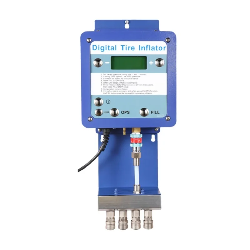 Air Filling Machine 4 Tires Nitrogen Tire Inflation System Wall Mounted ...