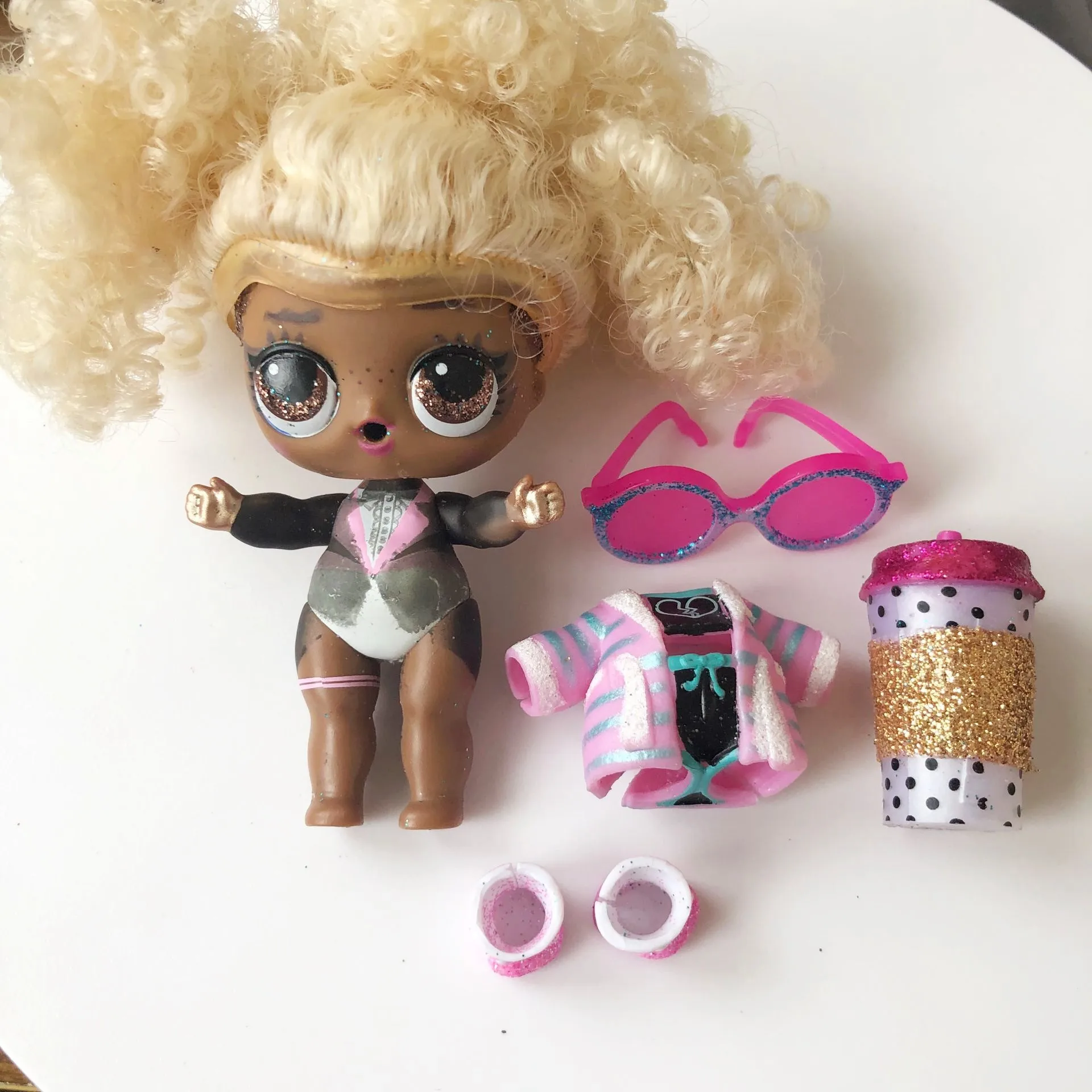 LOL Surprise Dolls JK Series Diva Doll Tall Boots Long White Hair Doll ...