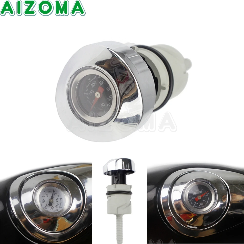 Motorcycle Oil Temperature Gauge For Harley Sportster Iron XL 883 1200 ...