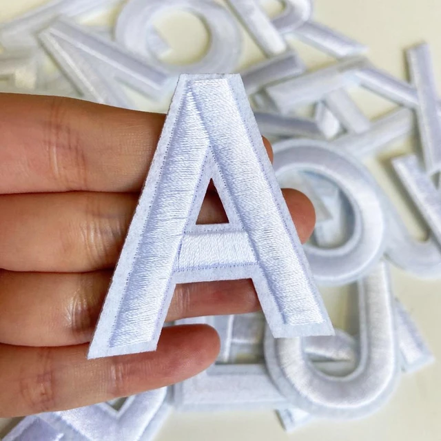 Sew On Embroidered Letters
