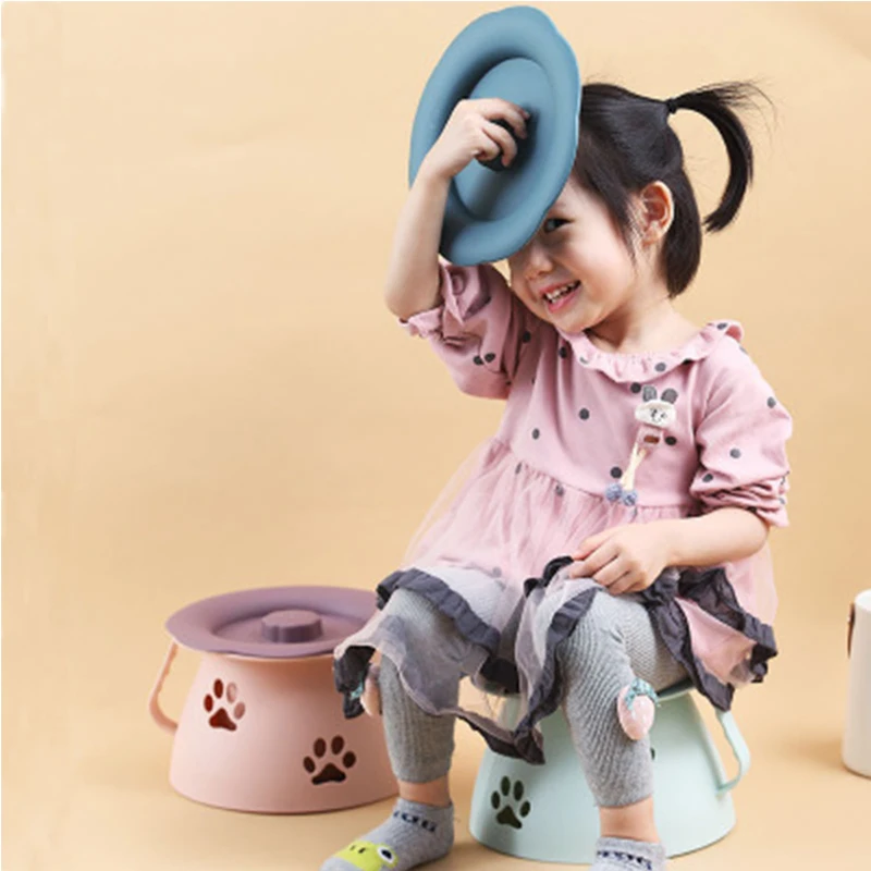 Baby Portable Potty Children's Travel Thickened Plastic Training Toilet ...