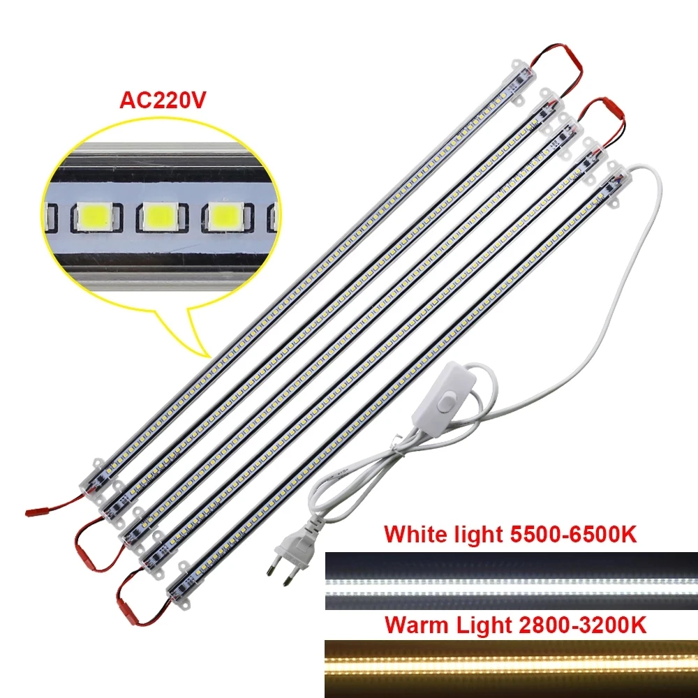 LED Tube Light 220V High Brightness 2835 50cm 72LEDs LED Bar Lights ...