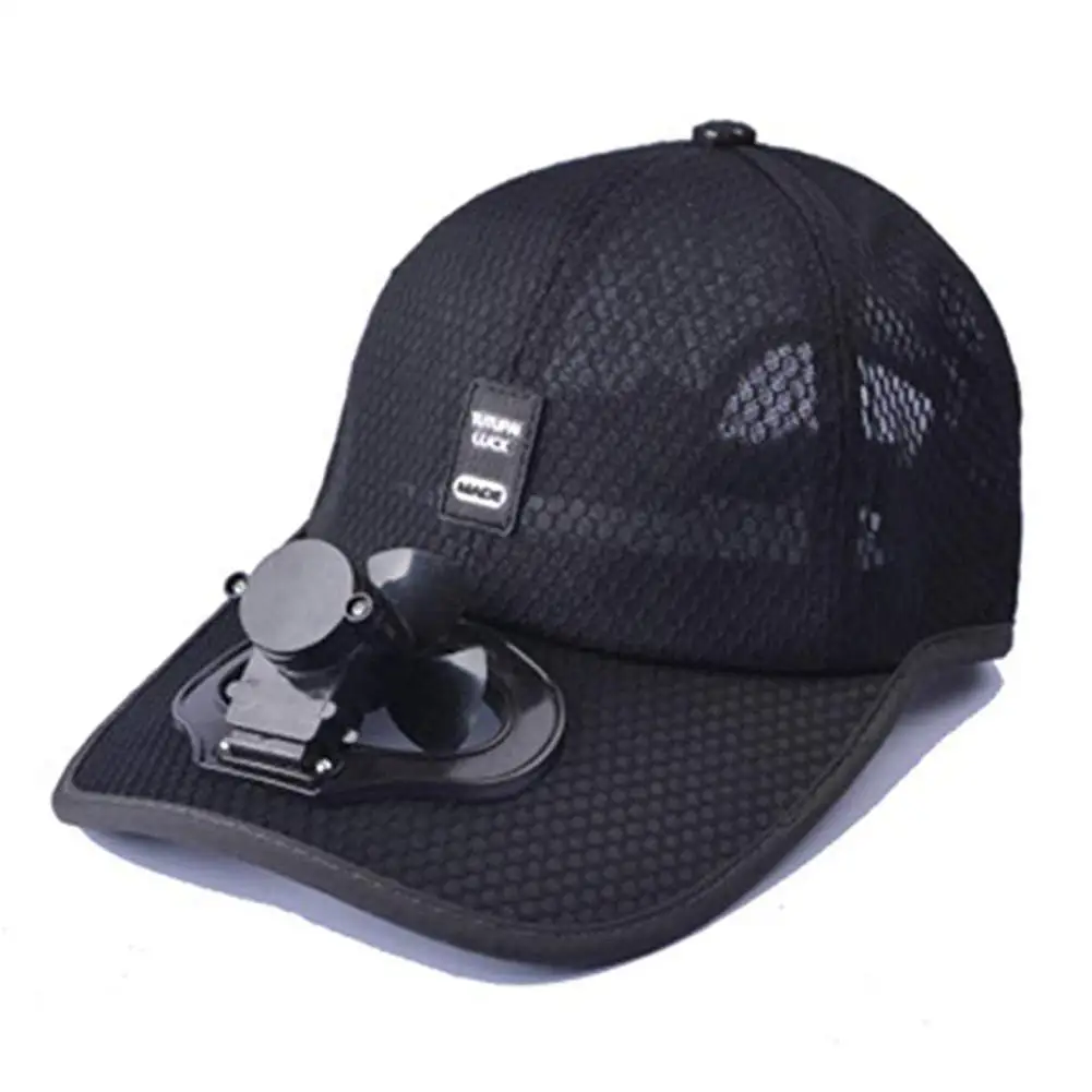 Air-Cool-Fan-Hat-Cap-With-Solar-Sun-Power-Cool-Fan-For-Cycling-Energy ...