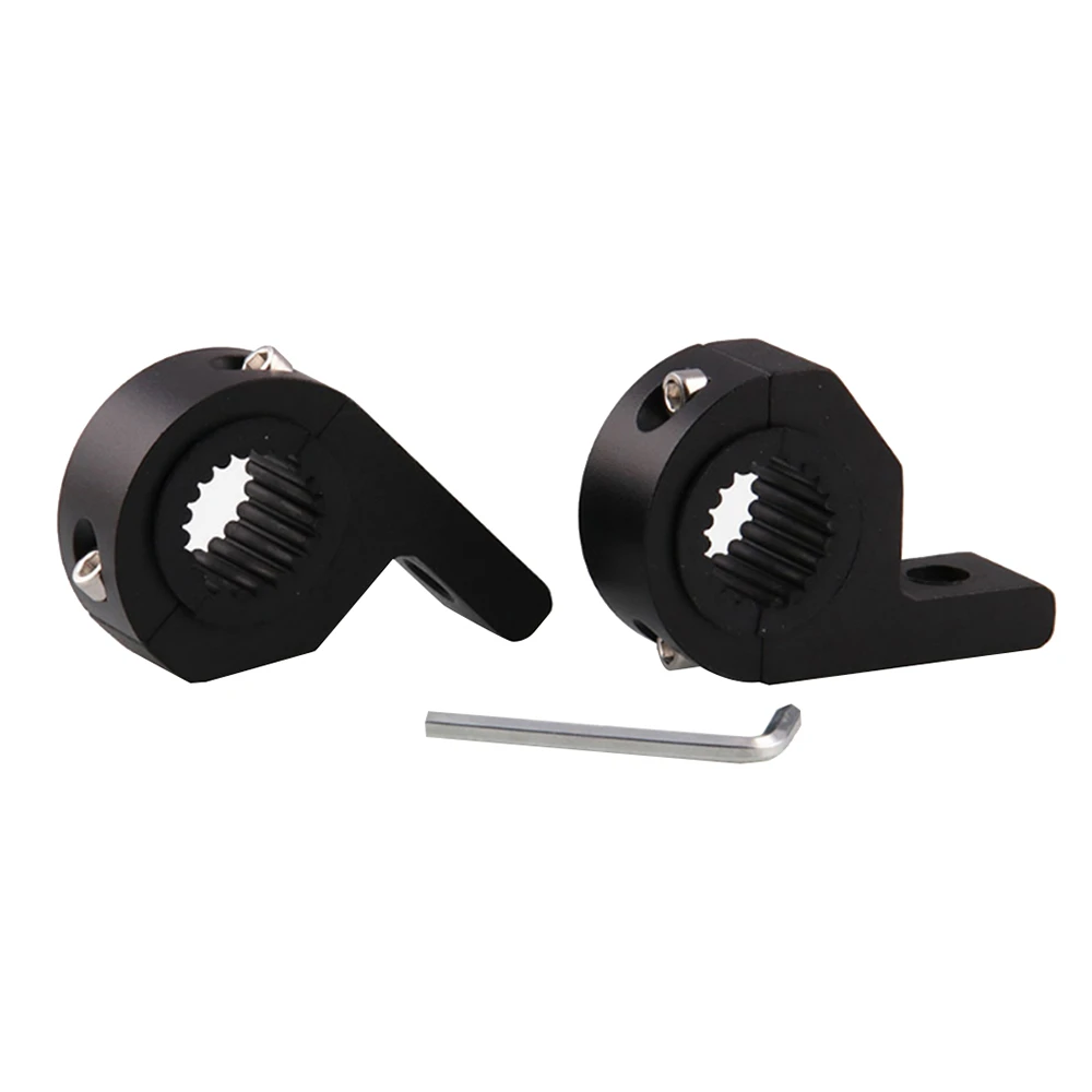 2pcs Motorcycle Led Headlight Clamps Brackets Tube Clamp Mount Kit For ...