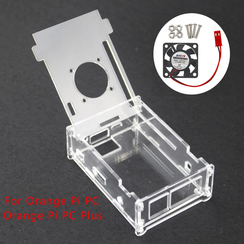 Orange Pi PC Case Acrylic Case Box Orange Pi PC Plus Clear Shell ...