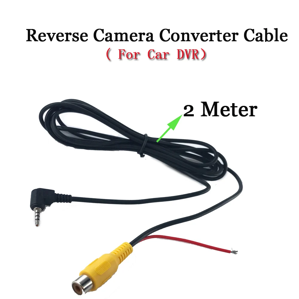 Yyzsdyjq Rca To 2.5 Mm Av Cable For Car Rear View Camera Parking Camera ...