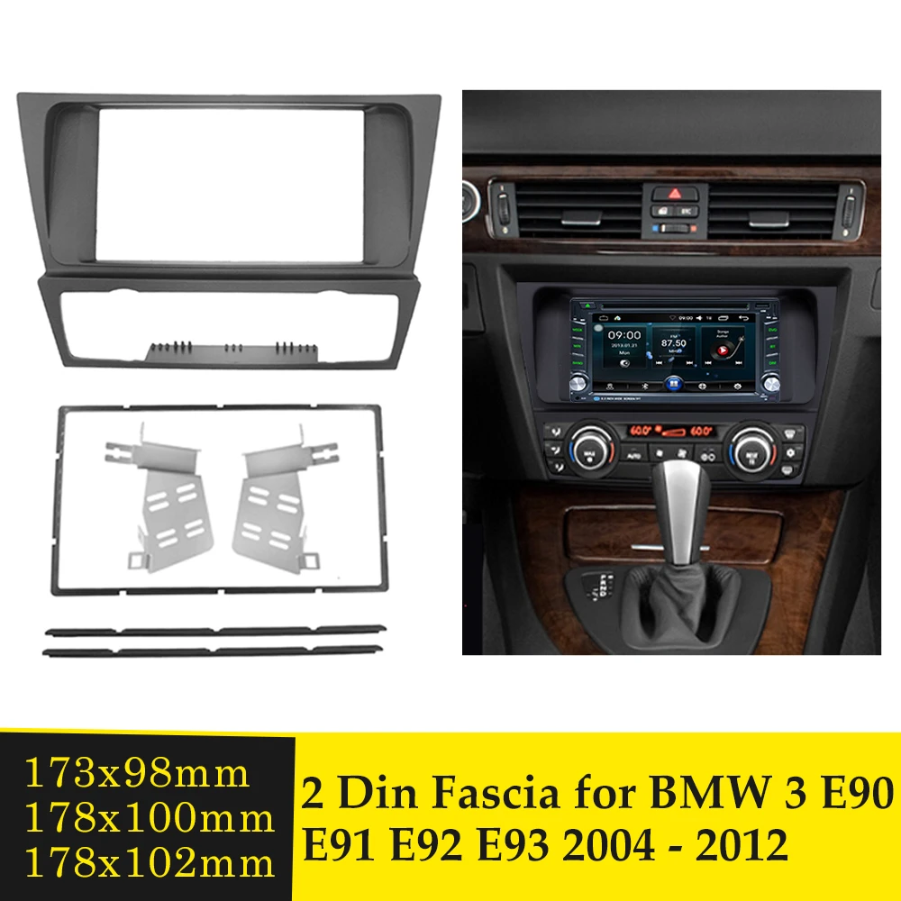 San Antonio Mall 2 DIN Car Dash Radio Frame Cable Kit for BMW 3 Series ...