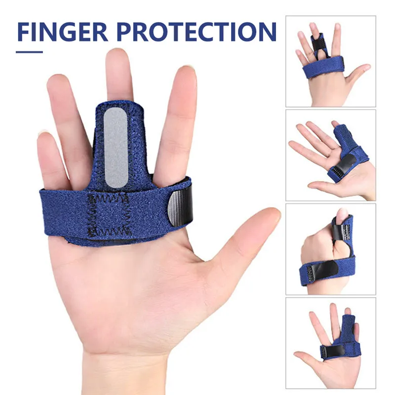 Adjustable-Trigger-Finger-Thumb-Splint-Hand-Finger-Brace-Tape-For ...