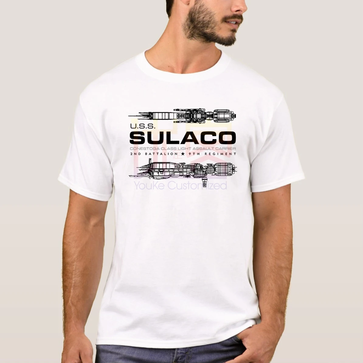 Herren Aliens USS Sulaco Crew Mitglied T Shirt Nostromo Weyland Yutani ...