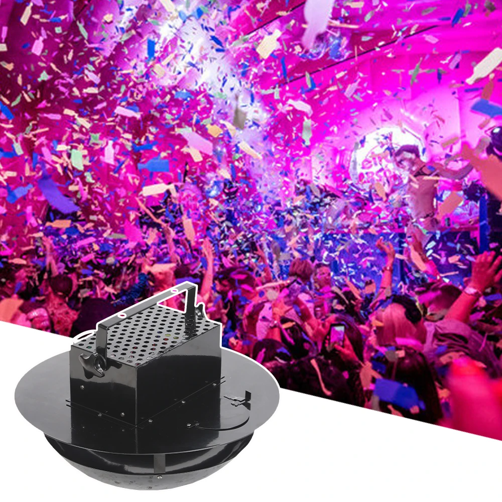 Máquina de confeti con Control remoto, 150W, DMX512, equipo de ...