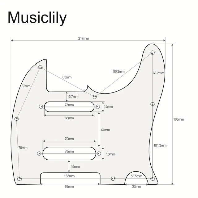 Fender Nashville Telecaster Pickguard