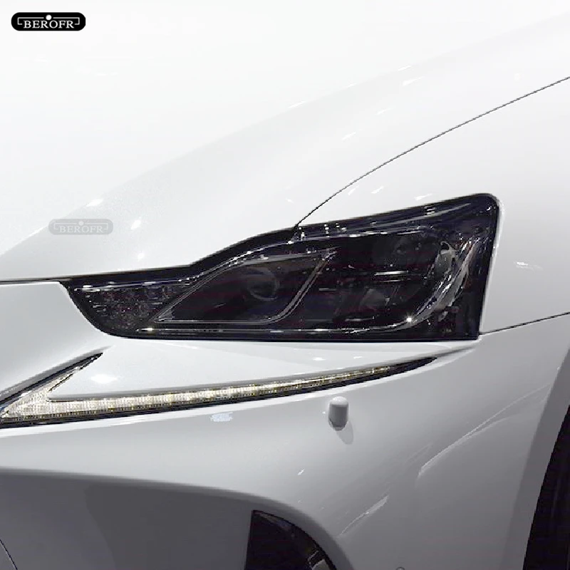 Car Headlight Protection Tint Film Smoke Black Transparent Tpu ...