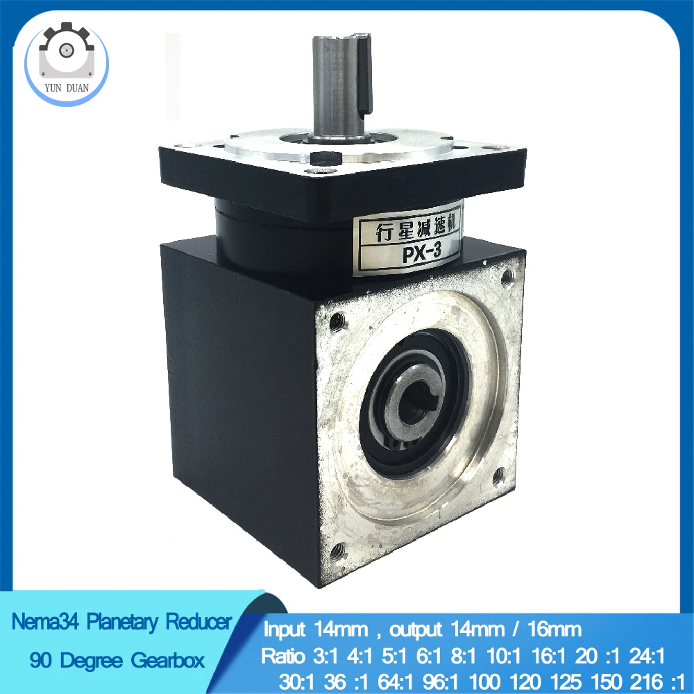 Nema34 86mm 4 :1 Ratio Right Angled Planetary Speed Corner Reducer ...