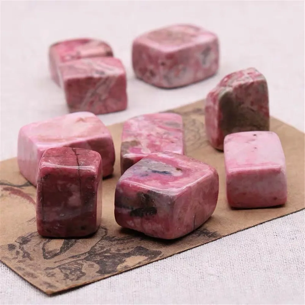 50 г натуральный Родонит розовый кварц кристалл необработанный камень с ...