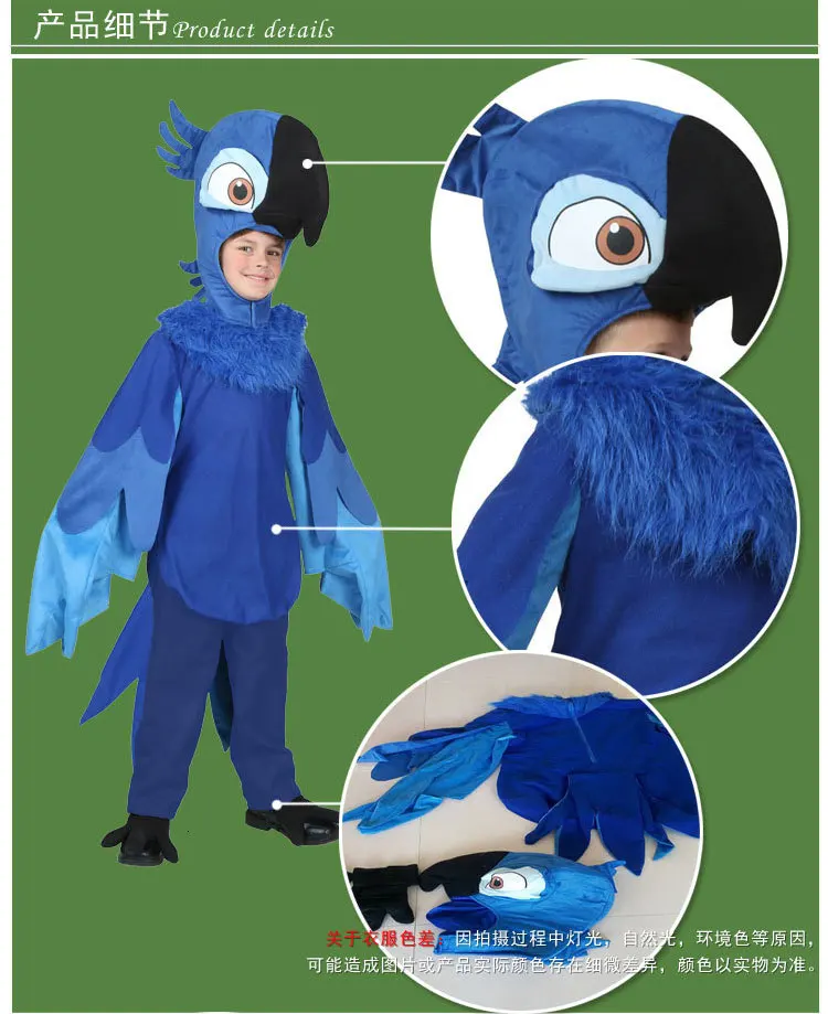 Blue Macaw Rio Costume