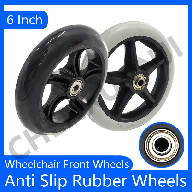 High Quality 6 Inch Wheelchair Front Wheels Small Cart Rollers Chair ...