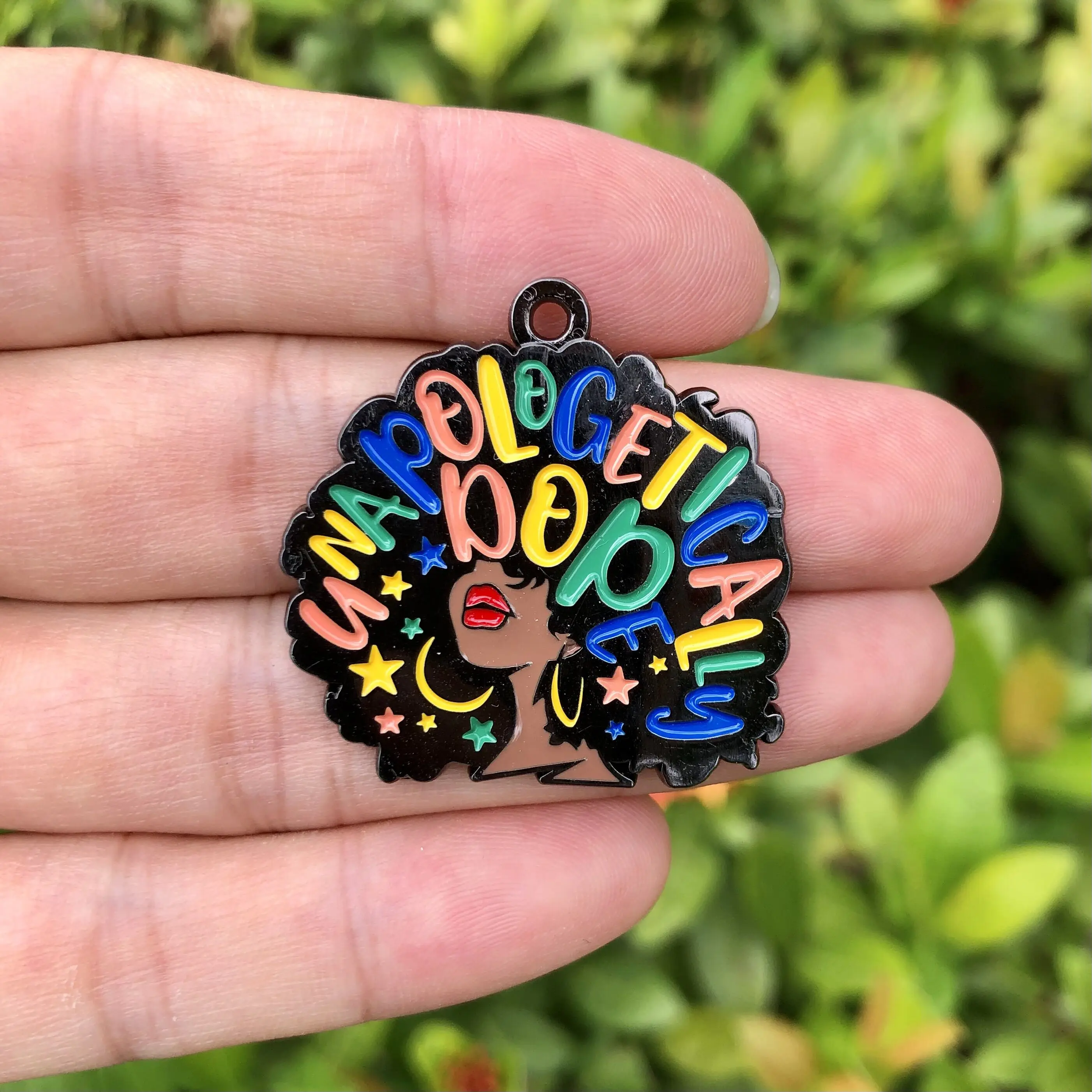 5Pcs-Afro-Woman-African-Black-Magic-Girl-Charms-Unapologetically-Dope ...