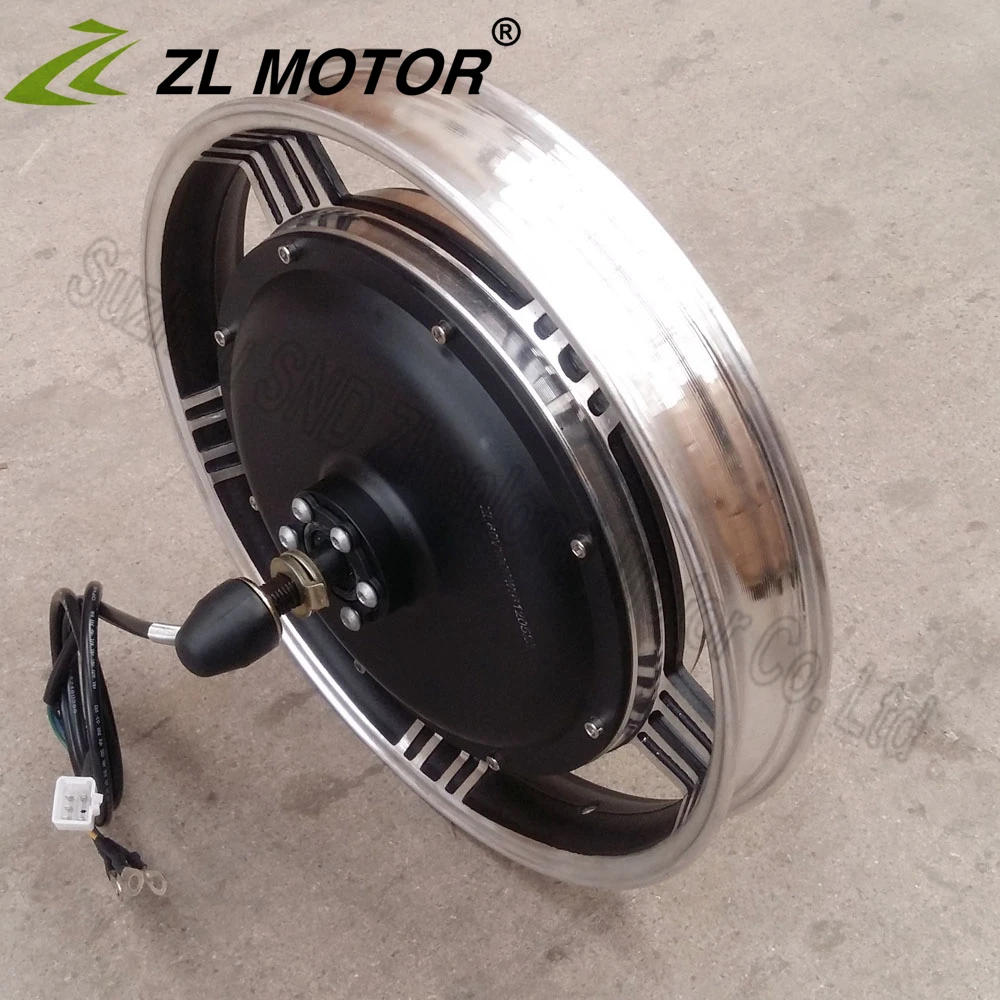 16inch 48v 1000w E-bike Brushless Disk Brake Rear Hub Motor/ Electric ...