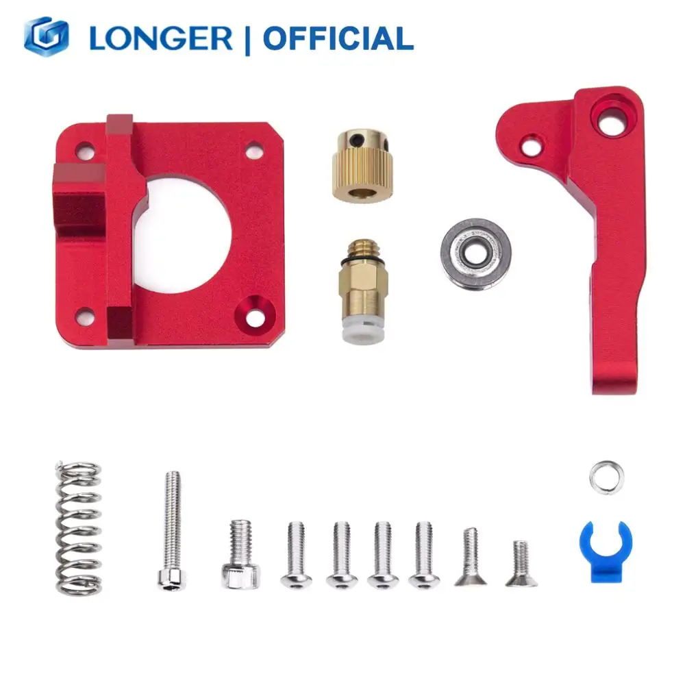 Longer LK1 LK4 LK4 PRO LK5 PRO 3D Red Metal Extruder Aluminum 1.75mm ...