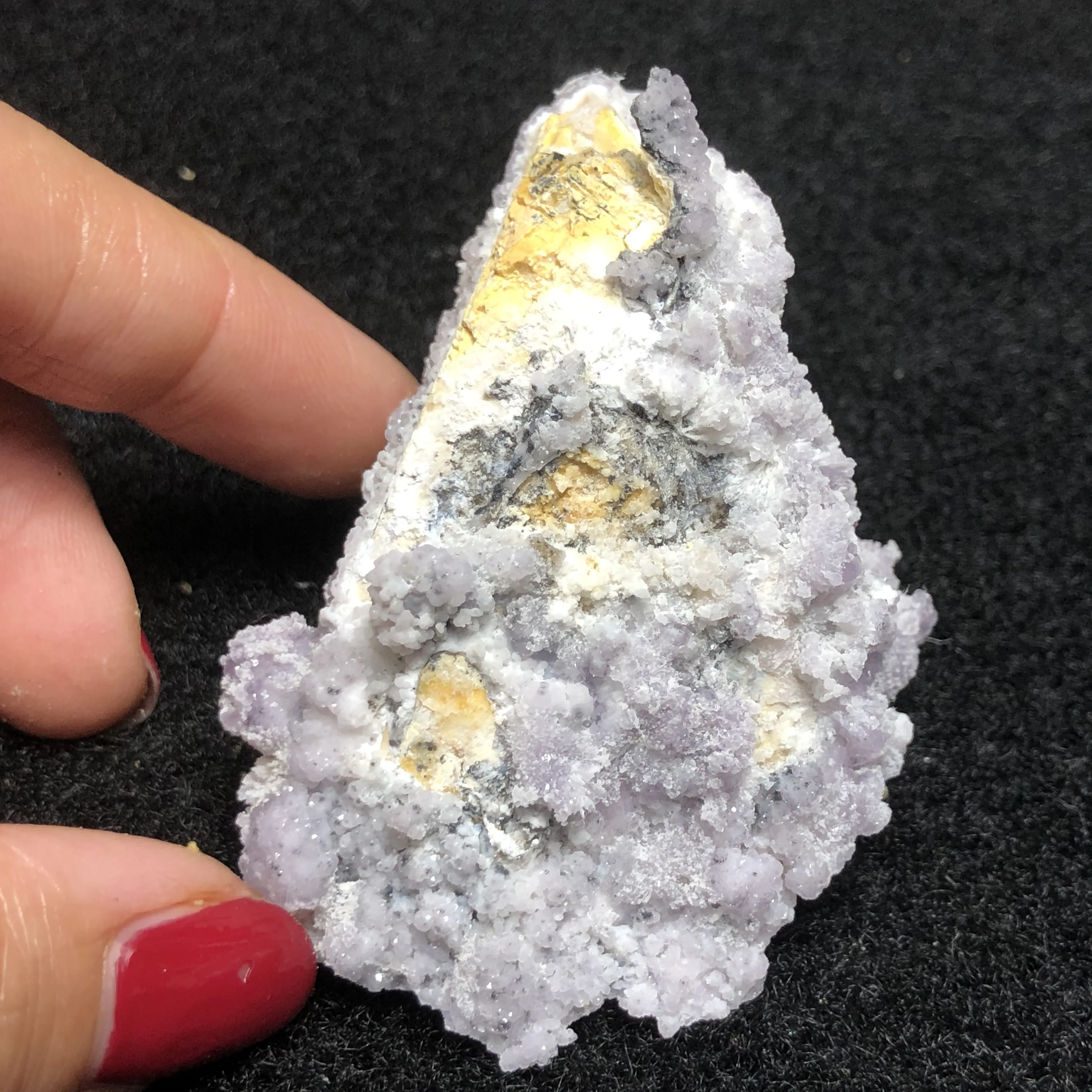 56.4gRare natural purple calcite yttrium fluorite ore symbiosis repair ...