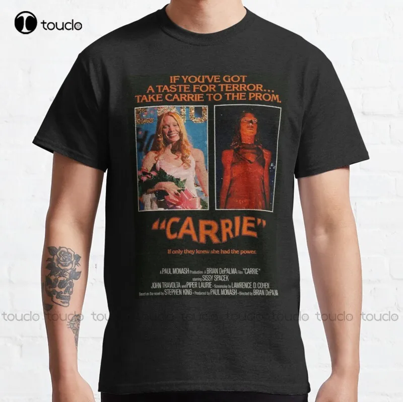 New-Carrie-1976-Stephenking-Book-Movie-Classic-T-Shirt-Designer-T ...