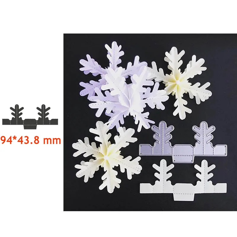 metal-cutting-dies-fold-snowflake-die-cut-Scrapbooking-paper-cards ...