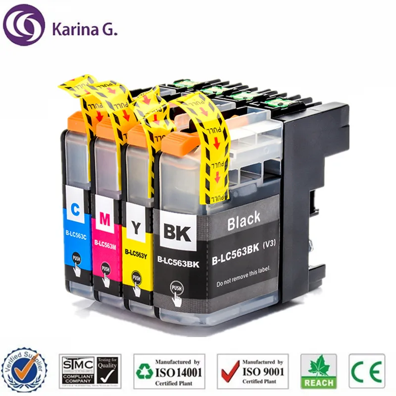 Compatible Ink Cartridge for LC563 LC 563 Suit for brother MFC J2310 ...
