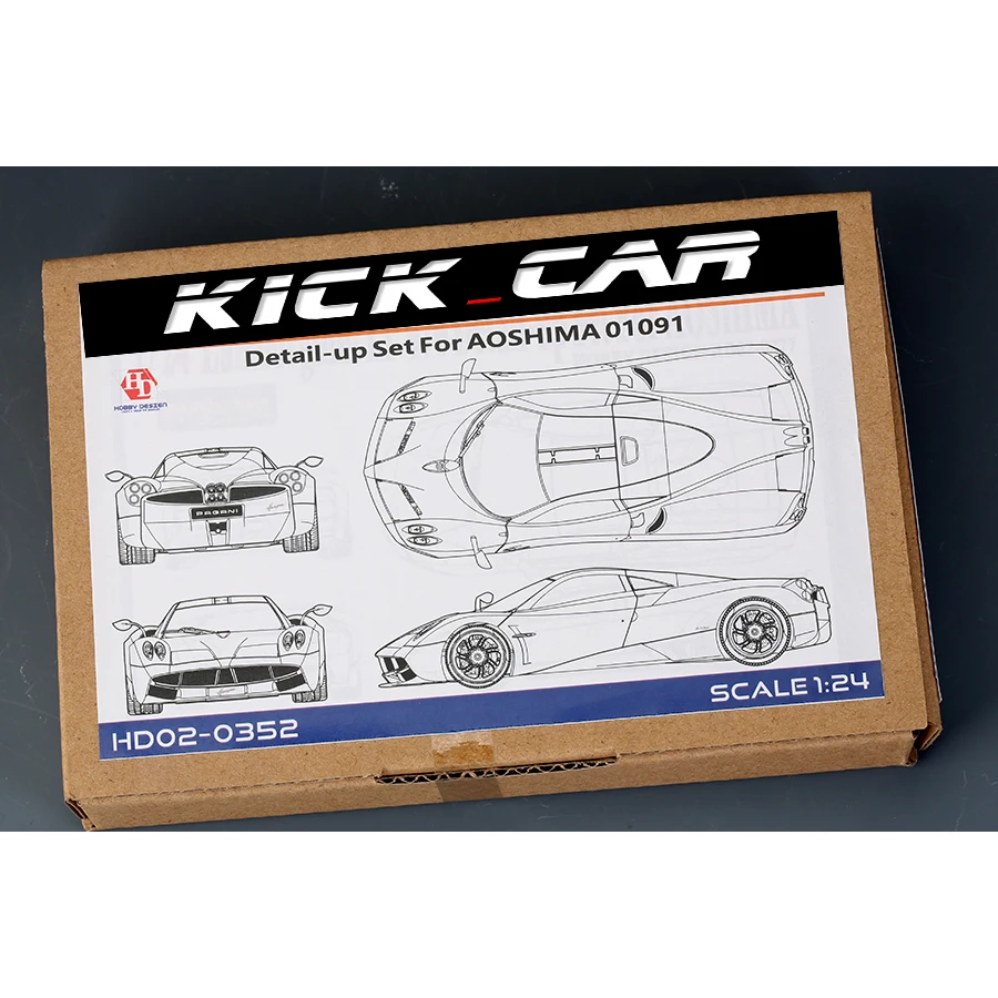 Hobby Design HD02-0352 1/24 Pagni Huayra Detail-UP Model Car ...
